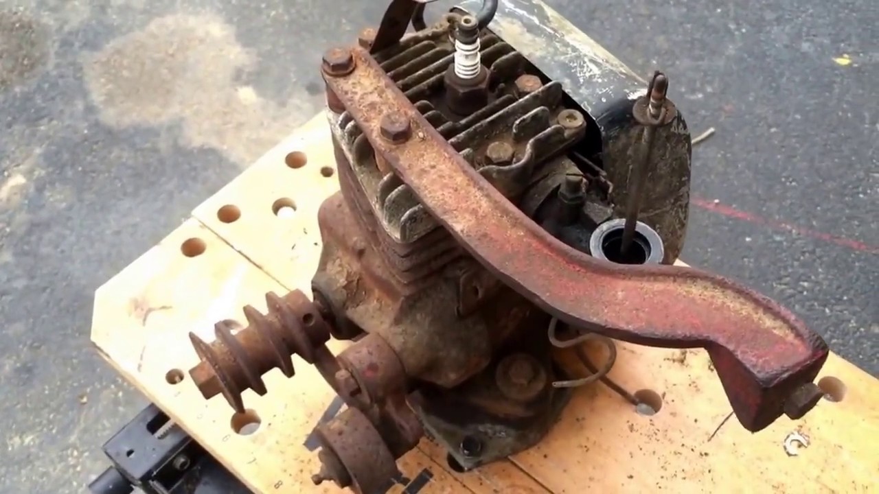 Vintage Briggs Stratton WI Engine Antique Old Rare 1940s 50s Tensioner ...