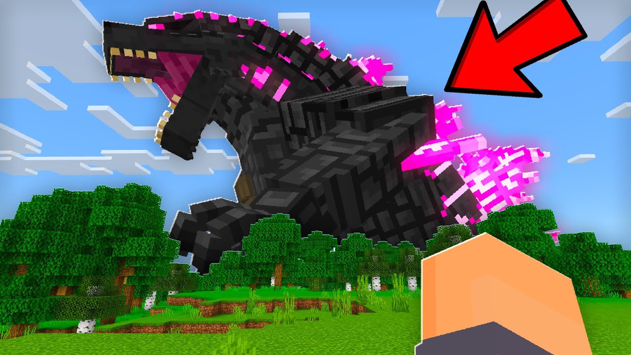 ENCONTREI O EVOLVED GODZILLA KAIJU DO MINECRAFT - YouTube