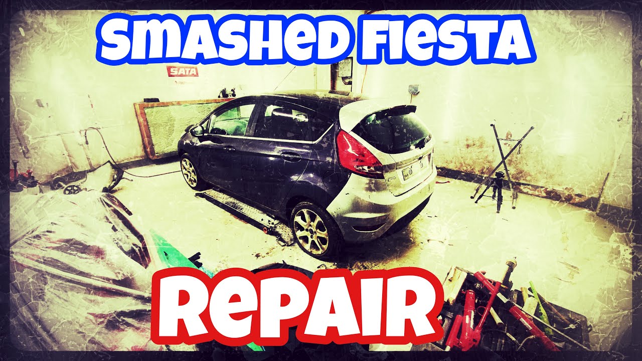 Copart bargain fiesta smashed in the rear - YouTube