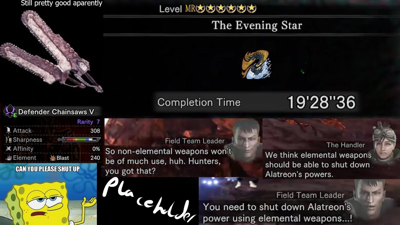 Defender dual blades vs alatreon - YouTube