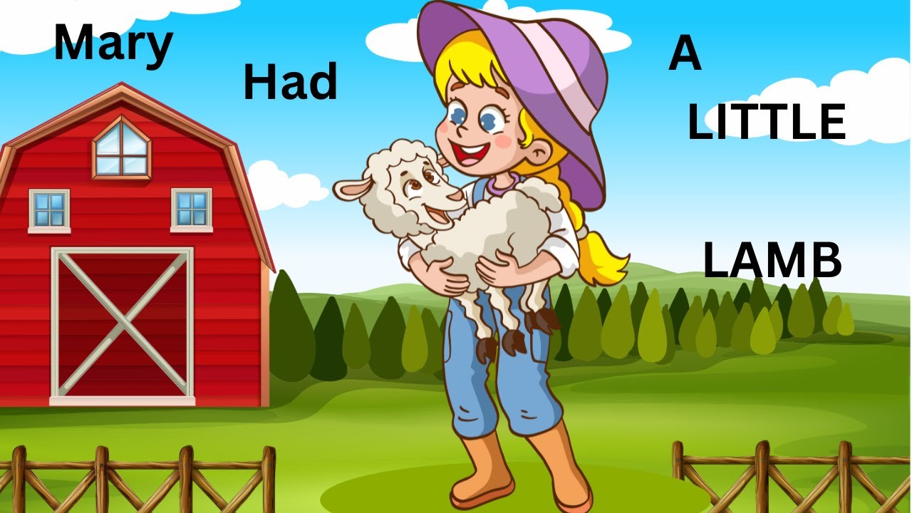 Mary Had a Little Lamb 🐑 | Fun Sing-Along Nursery Rhyme for Kids | ABC ...