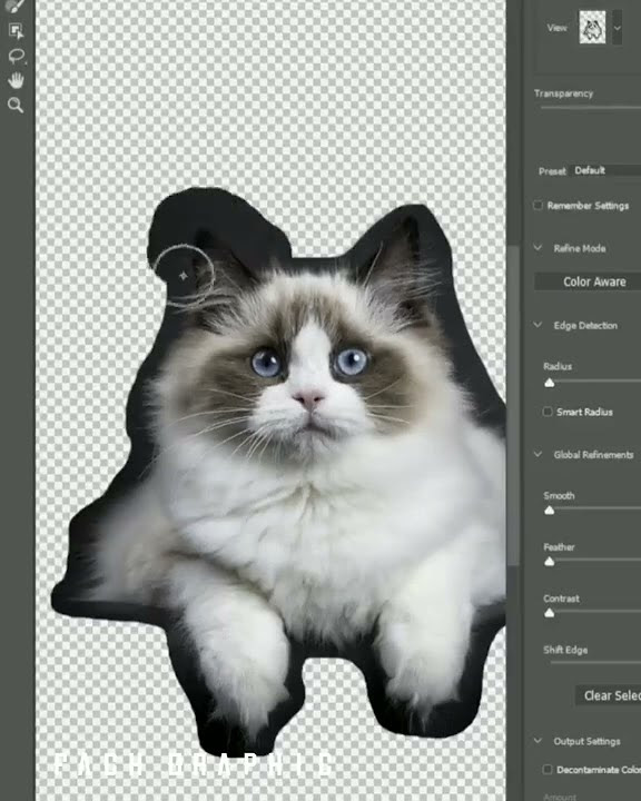 Easily remove background from furr in Photoshop.. - YouTube
