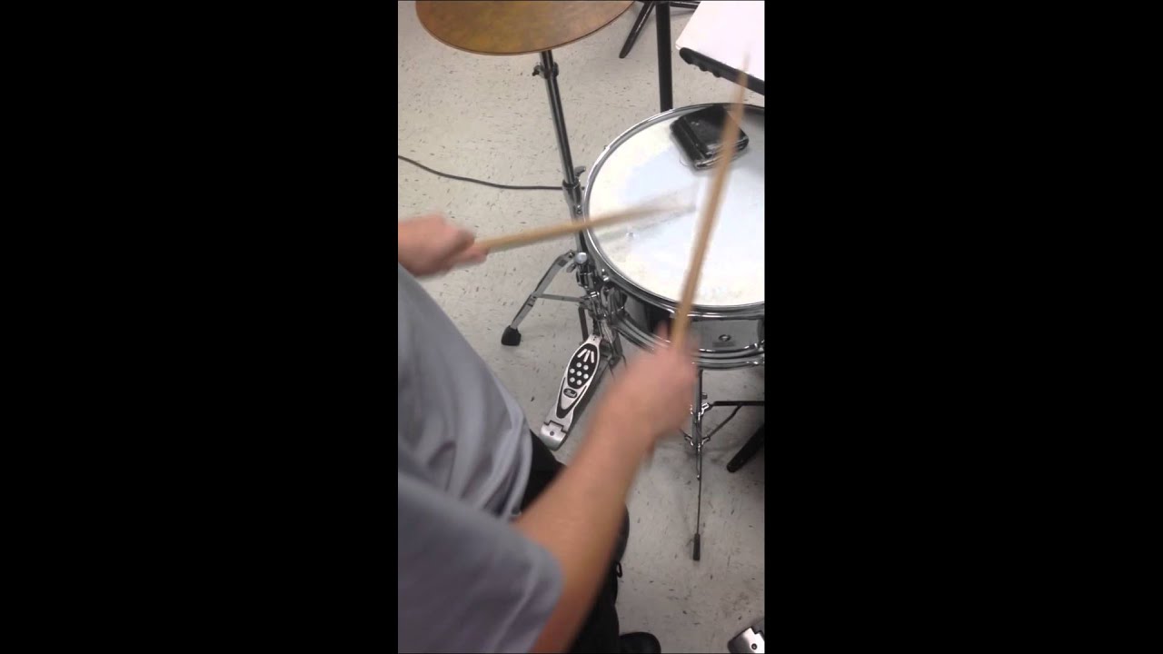 Snare solo totally stoked - YouTube
