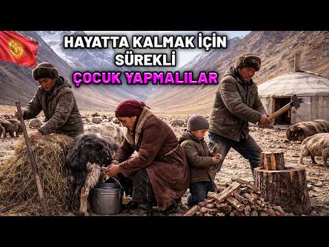 ELEKTRİK, SU, İNTERNET YOK ! - KIRGIZİSTAN'IN EN YÜKSEK DAĞLARINDA İLKEL İZOLE YAŞAM - BELGESEL