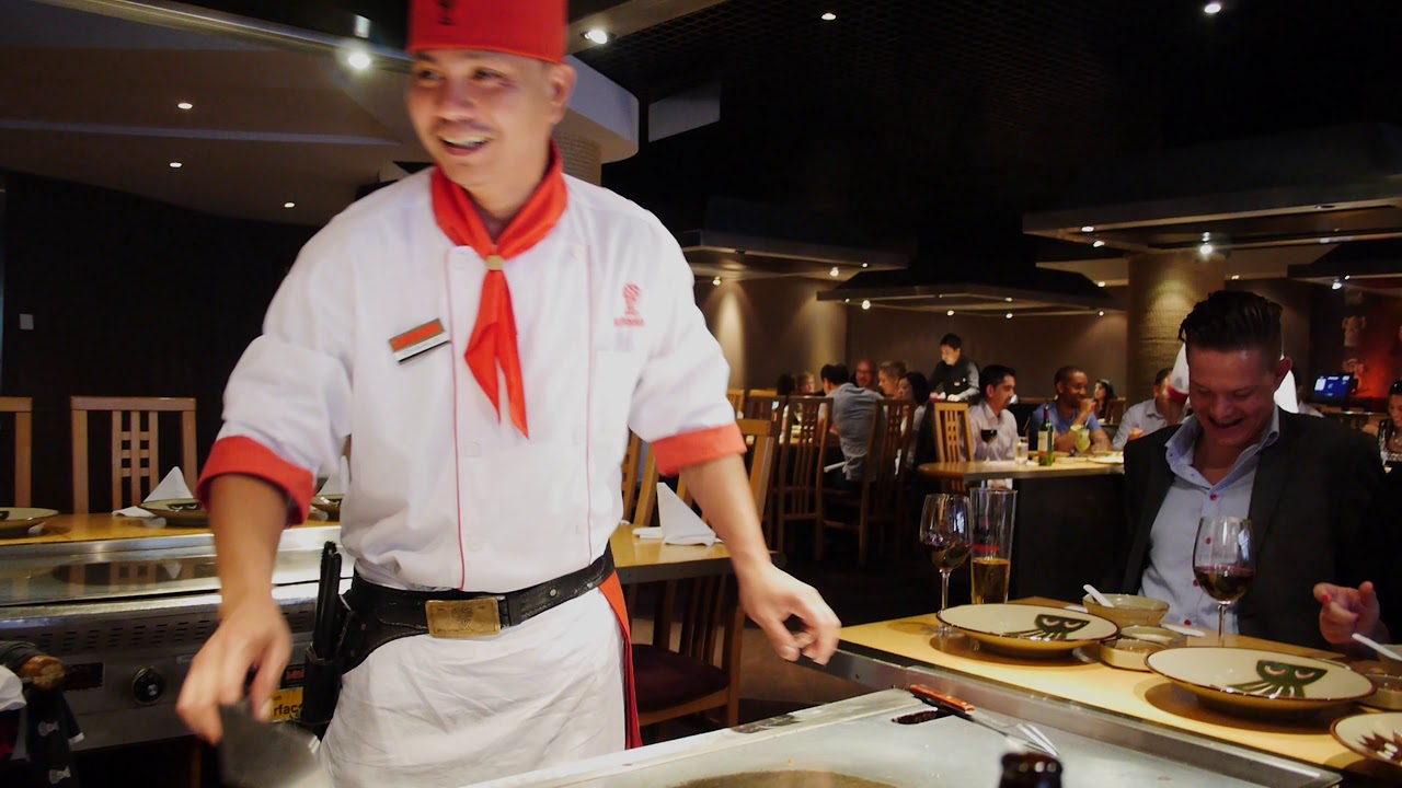 Highlights from a visit to Benihana in London, UK - YouTube