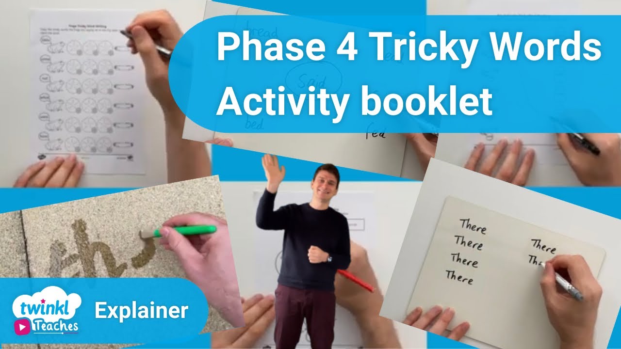 Tips for Using the Phase 4 Tricky Words Activity Booklet - YouTube