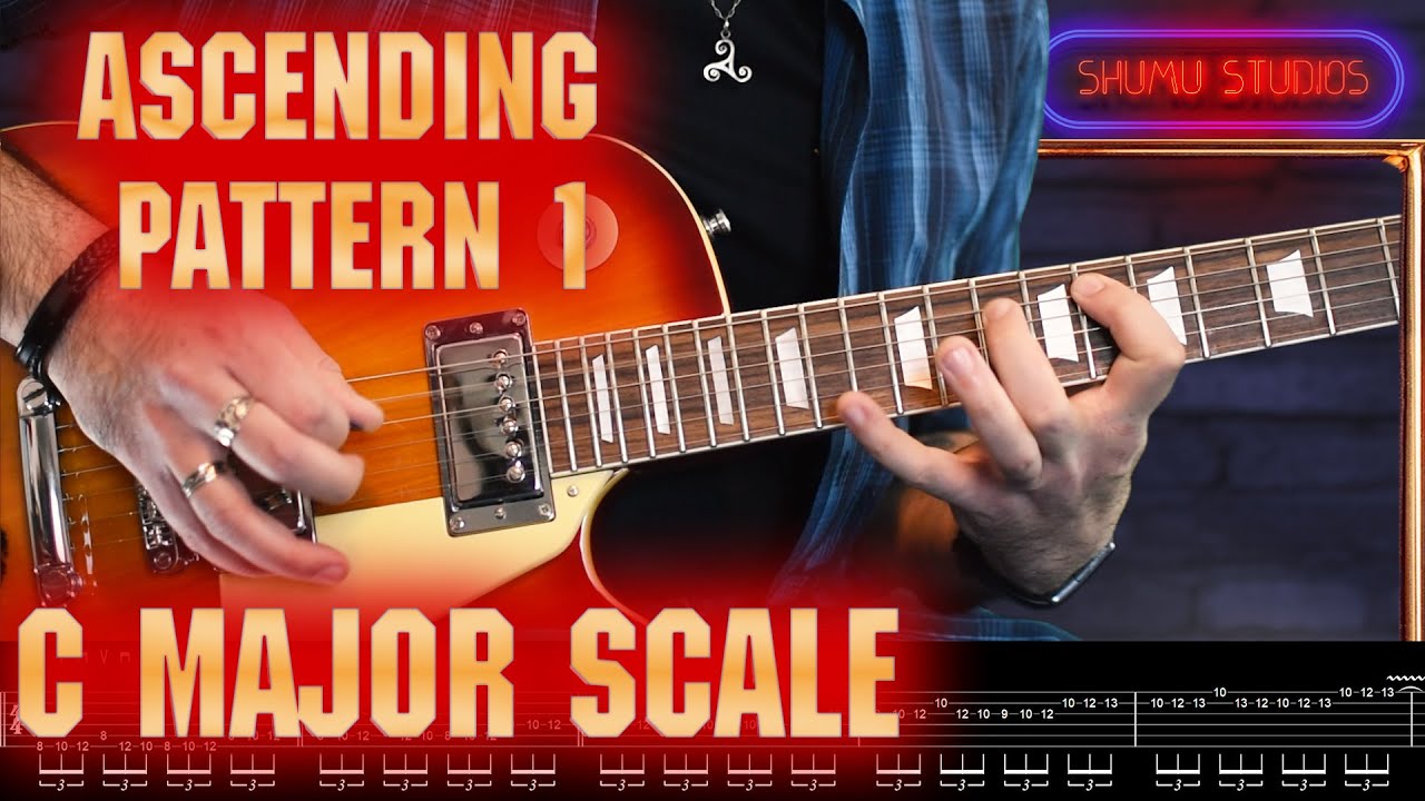 Paul Gilbert – C Major Scale Ascending Pattern 1 in Triplets | With ...