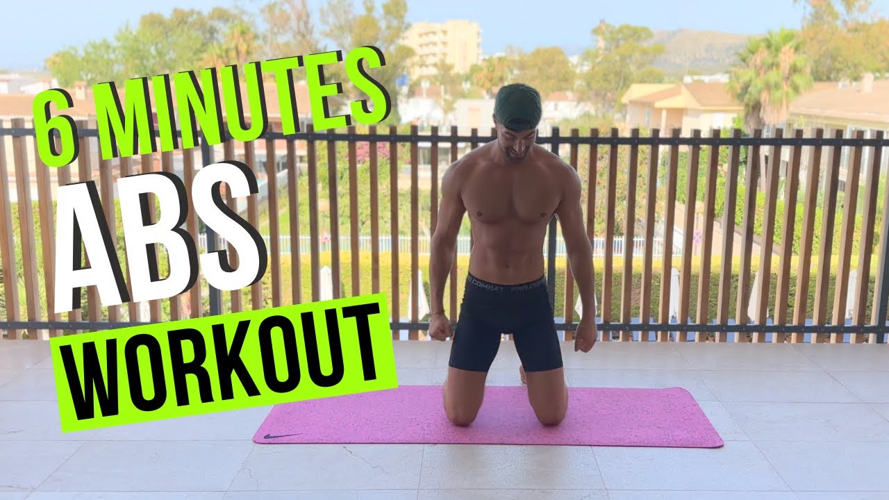 6 Minutes ABS Workout for home - Every day Routine - YouTube