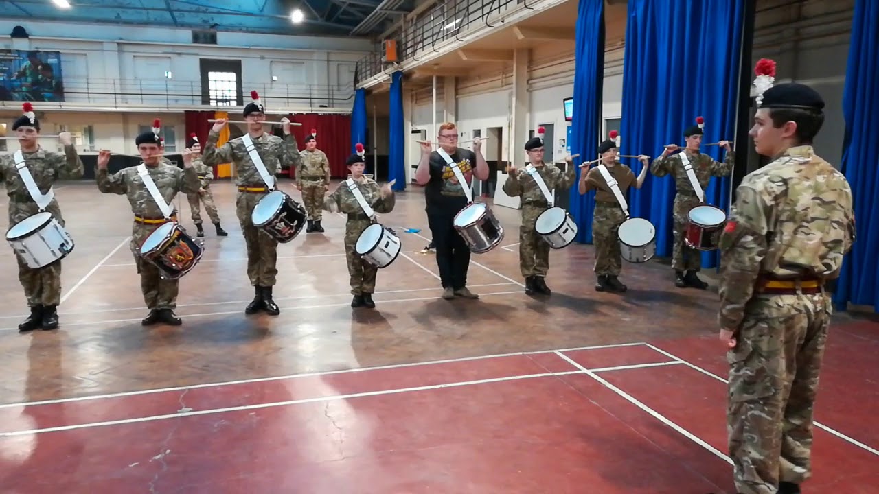 GMACF Corps of Drums practicing for Remembrance Day - YouTube