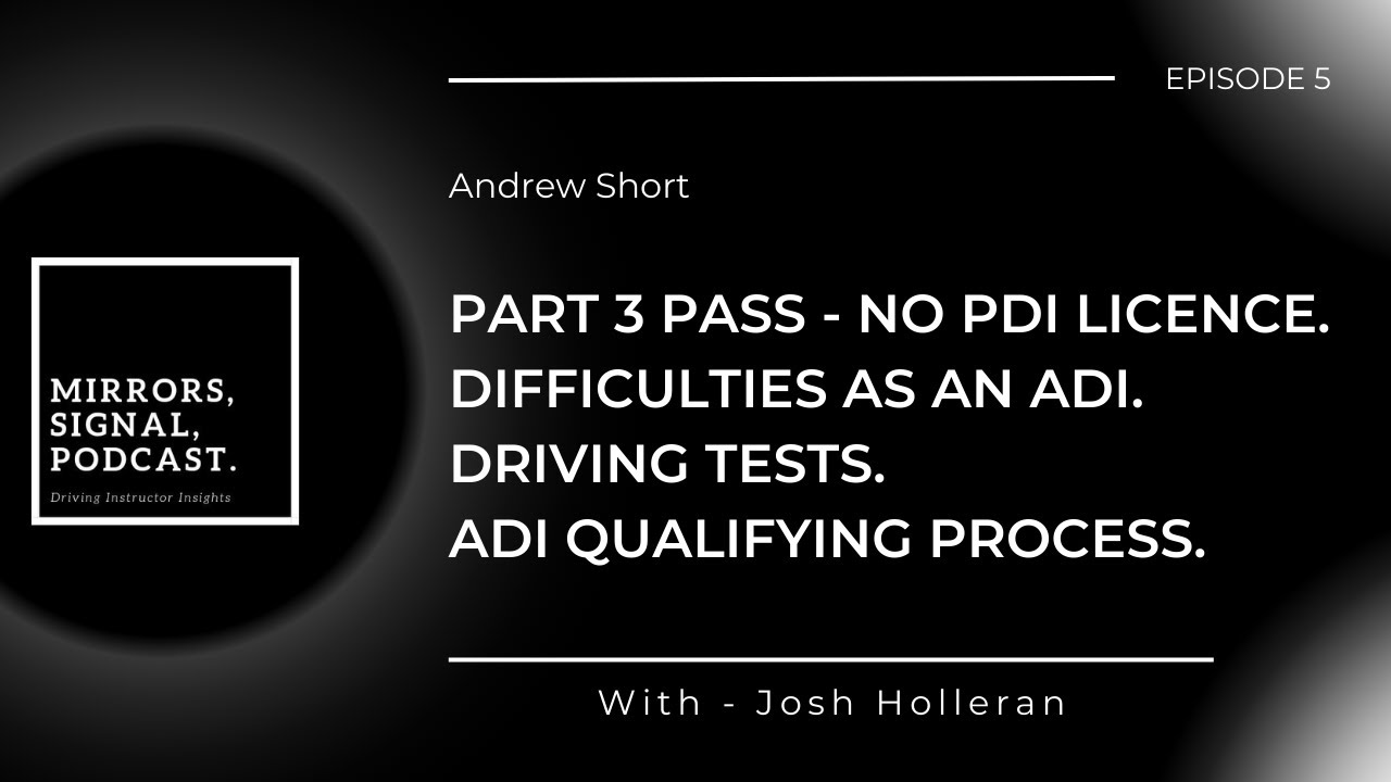 No PDI Licence - Part 3 pass, grade A with Andrew! 🚗📚🏆 #PDILicence # ...