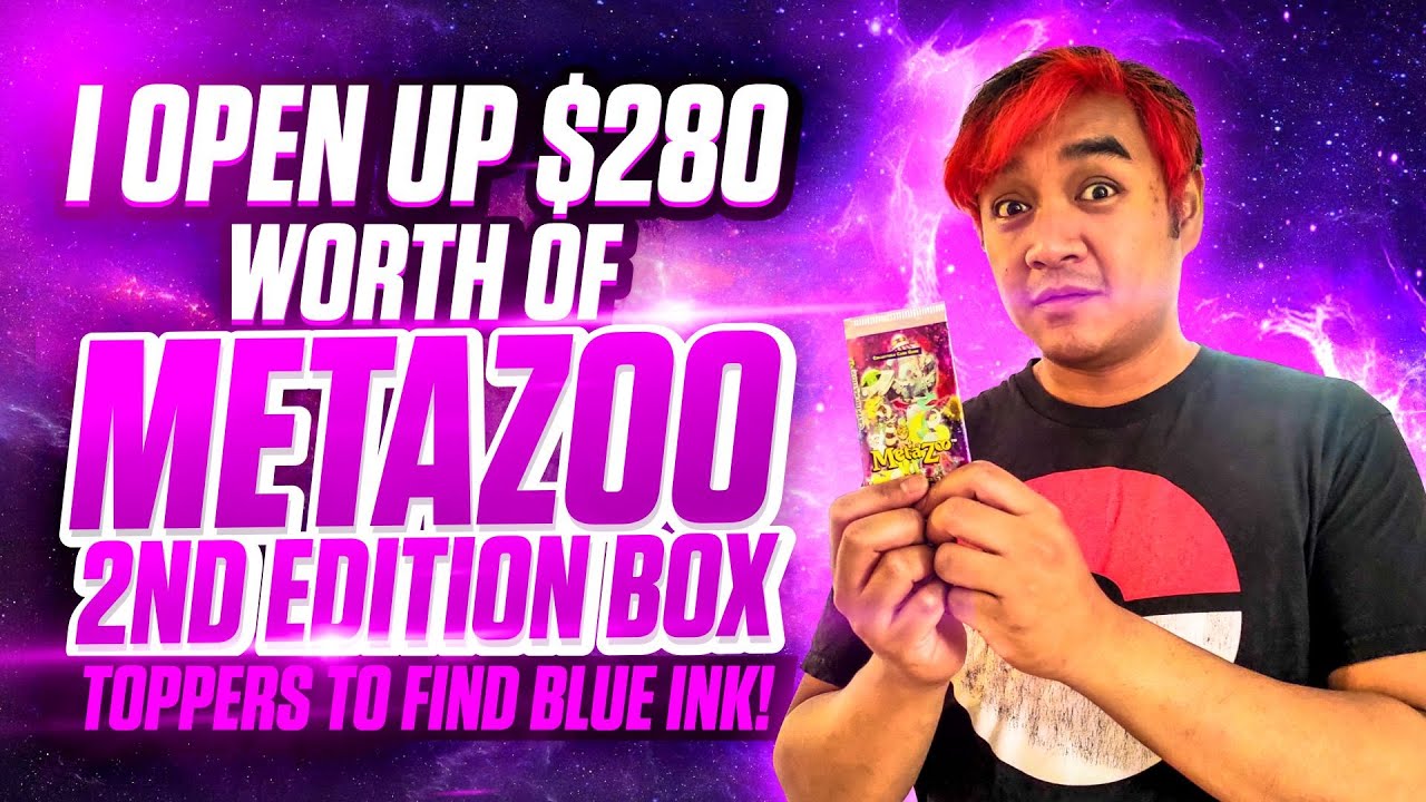 I spent $280 on Metazoo 2nd Edition Box Toppers to find Blue ink! 💰💰💰 ...