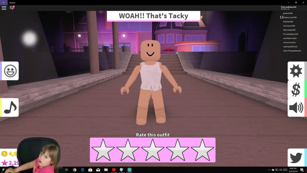 Daisy's First Roblox Video/Fashion Famous/Life in Paradise - YouTube