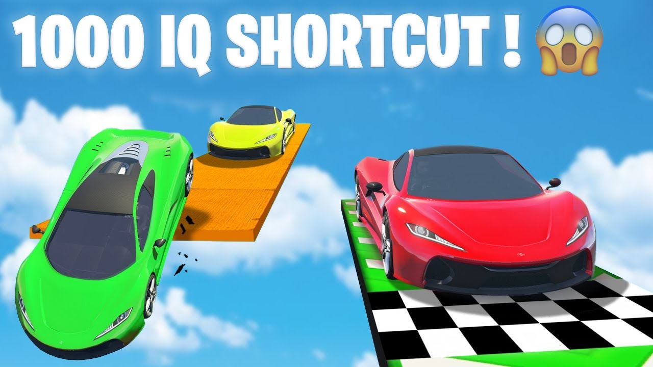 I Made An 1000 IQ Shortcut | GTA 5 Stunt Race - Black FOX - YouTube