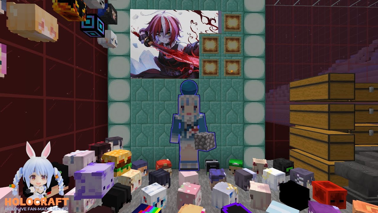 HoloCraft Mapart Build Contest #2 - Day 8 - YouTube