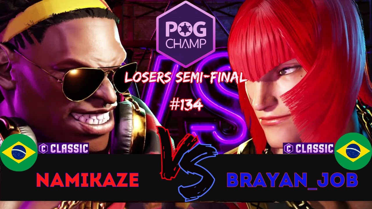 SF6🐸 NAMIKAZE (Dee Jay) vs BRAYAN_JOB (Marisa) 🐸 Pogchamp #134 Losers Semi-Final - Street ...