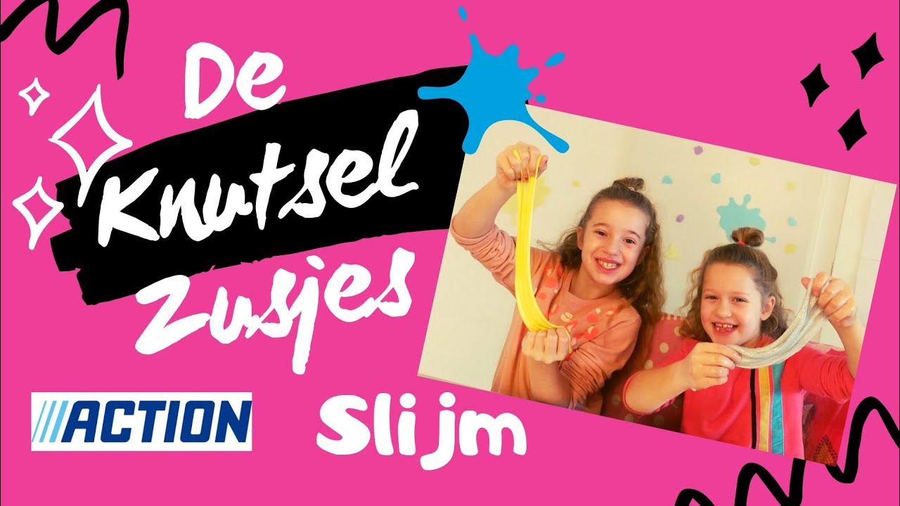 De Knutselzusjes maken Action Slijm - YouTube