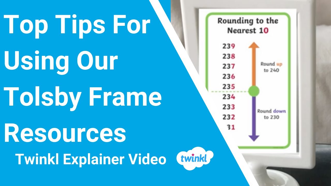 Top Tips for Using Our Tolsby Frames Resources - YouTube