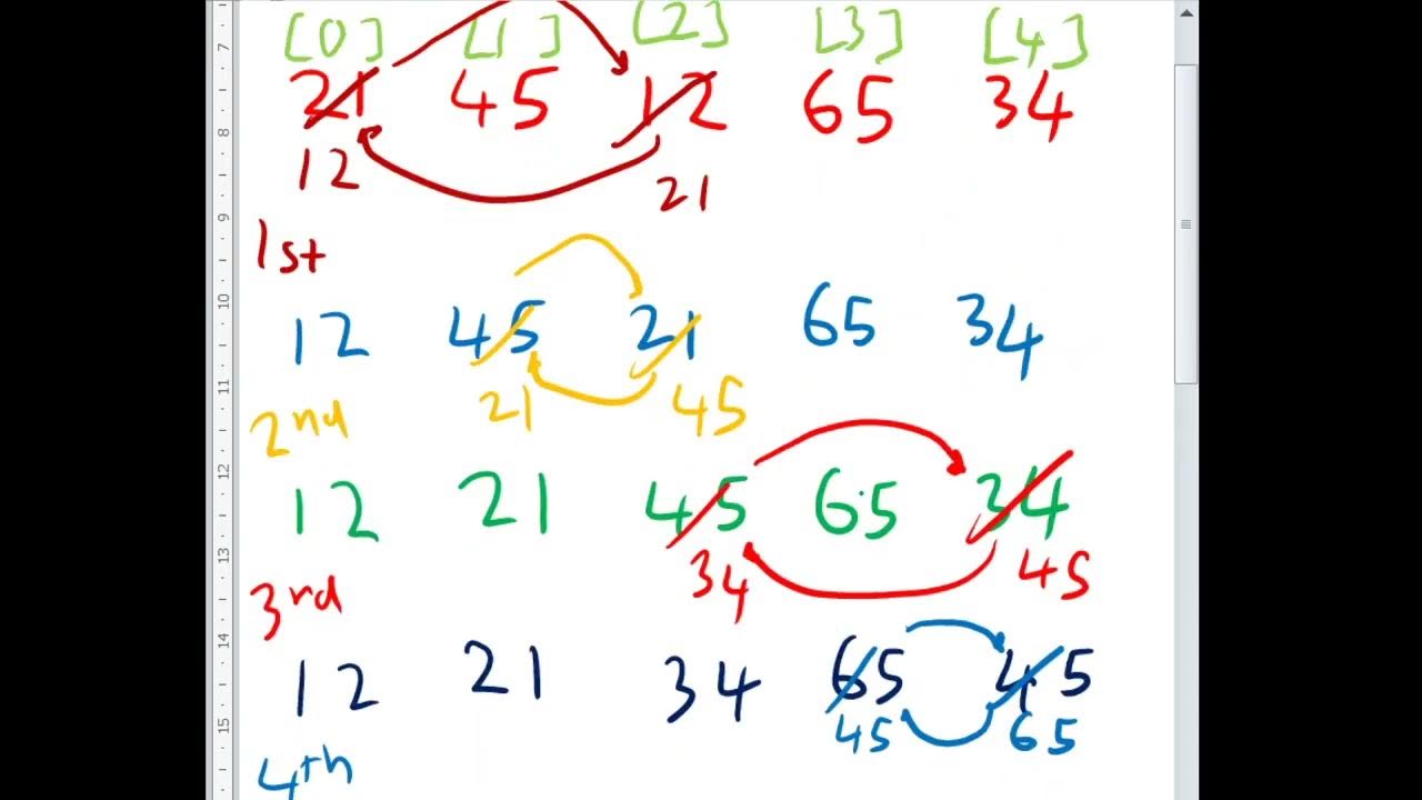 Lecture video: Sorting part 1 (Mr Syahrir) Selection and Insertion Sort - YouTube