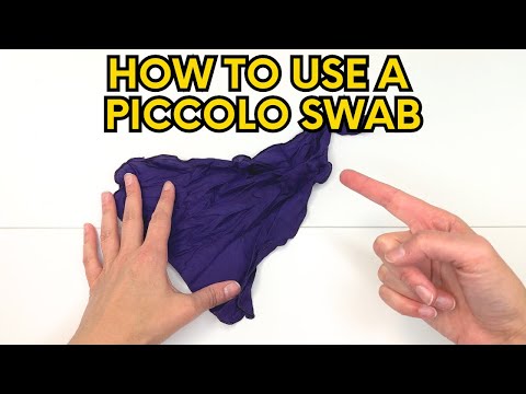 How to Clean a Piccolo/How to Use a Piccolo Swab - YouTube
