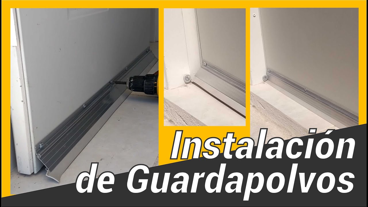 INSTALACION DE GUARDAPOLVOS - YouTube