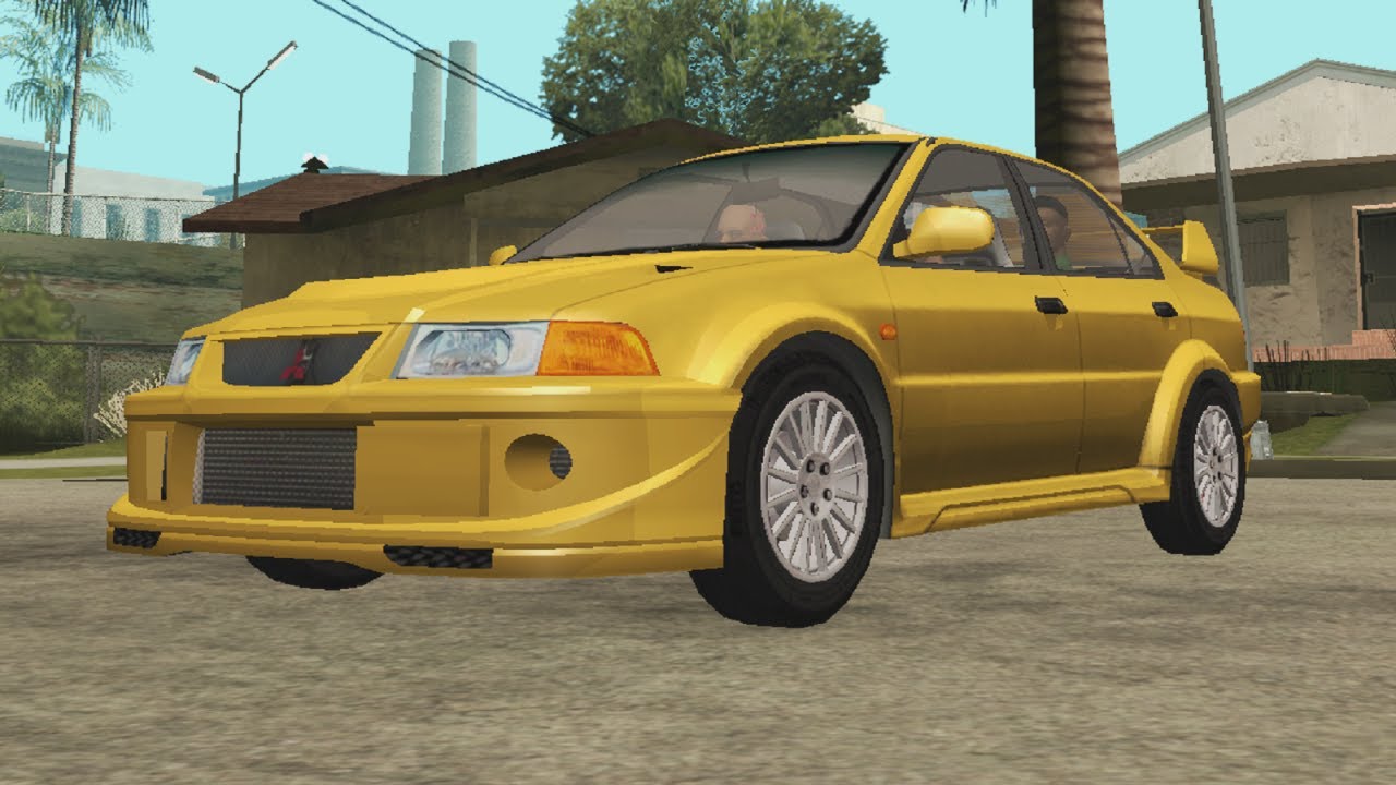 Drive By w Mitsubishi Lancer Evo 6 ( GTA San Andreas car mod ) - YouTube