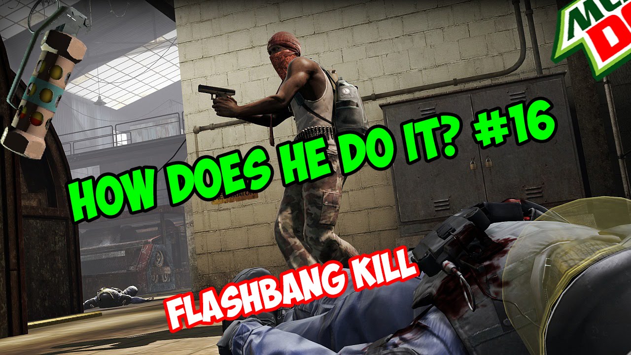 CS:GO - HOW DOES HE DO IT? #16 [FLASHBANG KILL] - YouTube