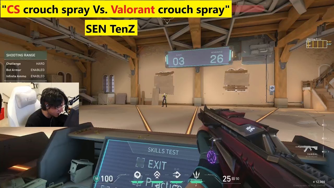 SEN TenZ Adjusts His Aim Style for CS & Valorant, Here’s Why! - YouTube