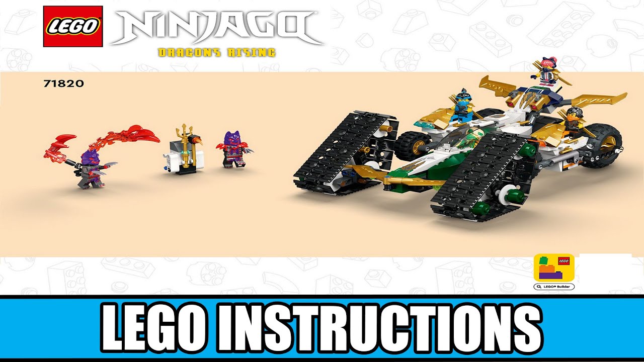 LEGO Instructions - Ninjago - 71820 - Ninja Team Combo Vehicle ...