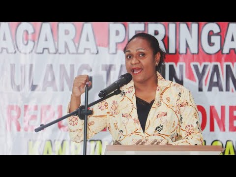 Rt 03/ Rw 01, Ibu Susan Kase, Lomba Pidato HUT RI ke - 78 - YouTube