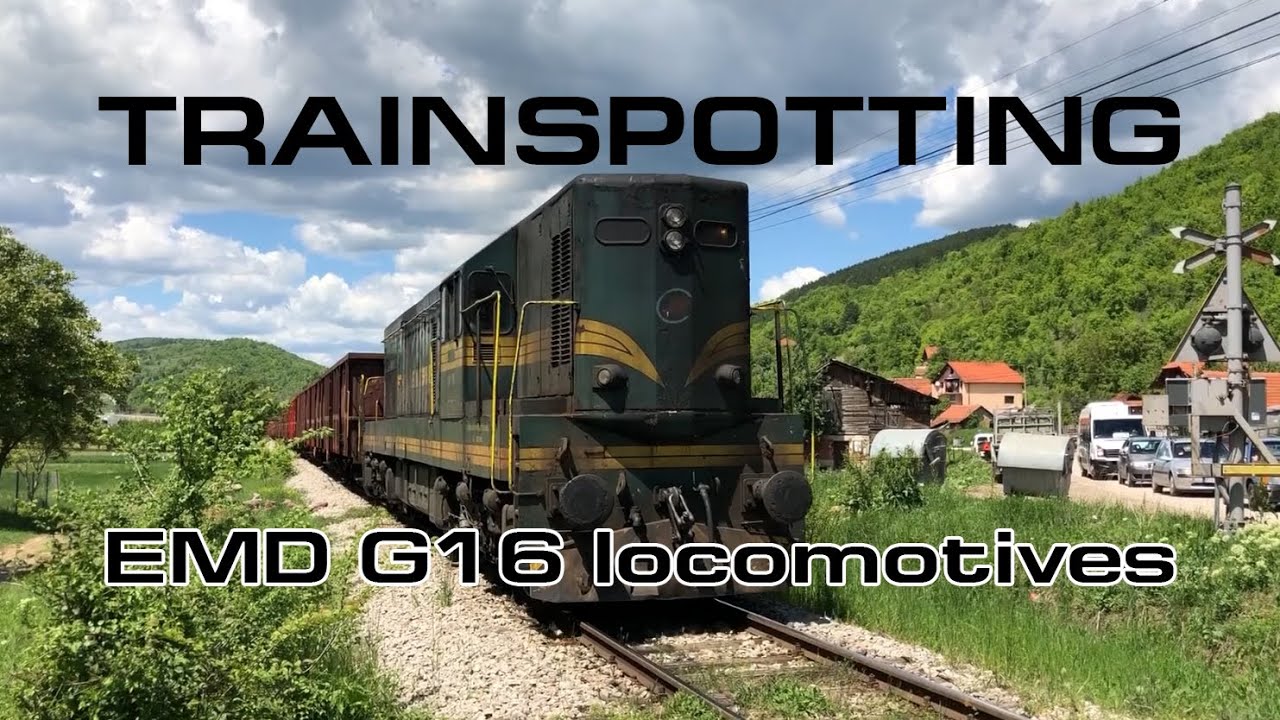 Trainspotting (RS) - EMD G16 locomotives "Kennedy" - YouTube