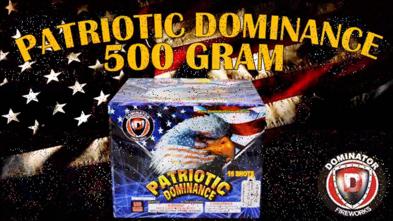Dominator - Patriotic Dominance X2 500G 1.4 Cake - YouTube