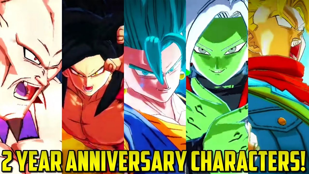 ALL NEW DRAGON BALL LEGENDS 2 YEAR ANNIVERSARY UNITS & SUPER ATTACK ...