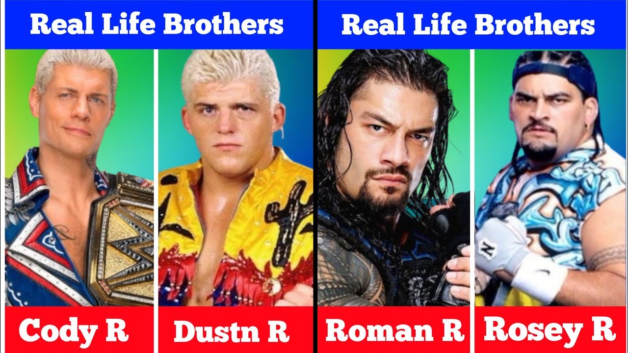 Real Life Brothers in WWE | Shocking Family Connections You Never Knew ...