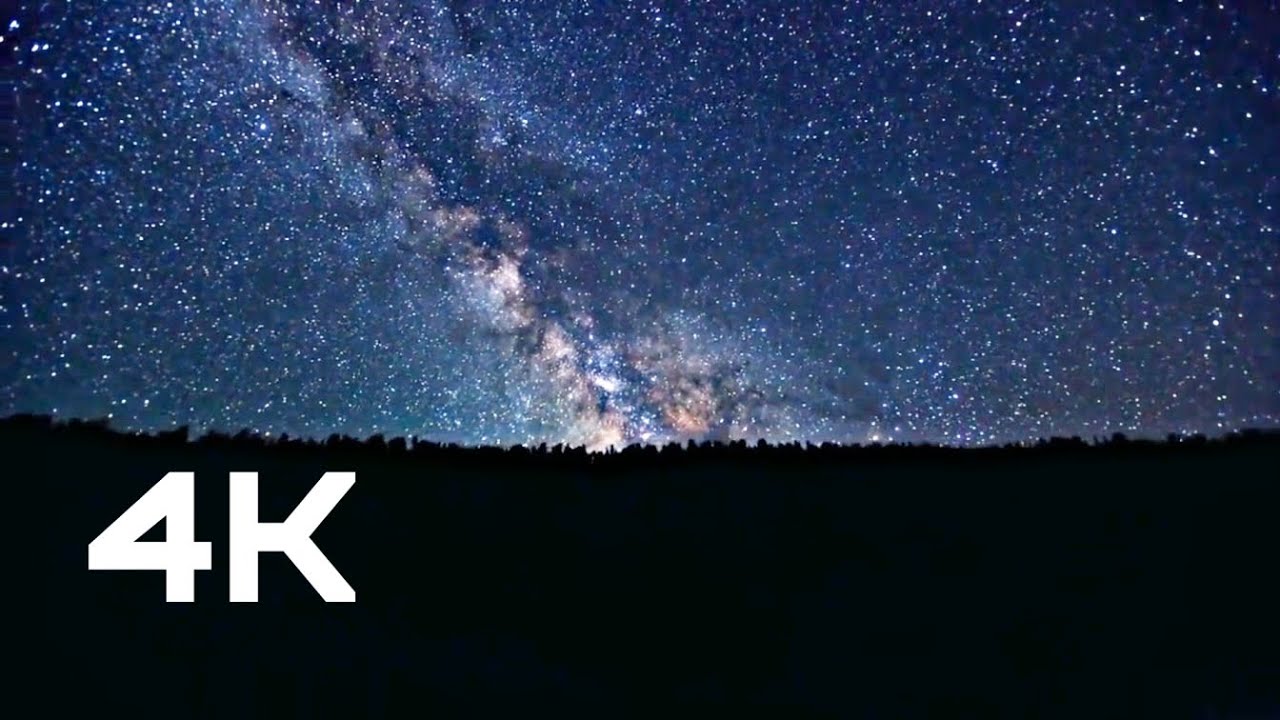 4k galaxy | 4k milky way shot - YouTube