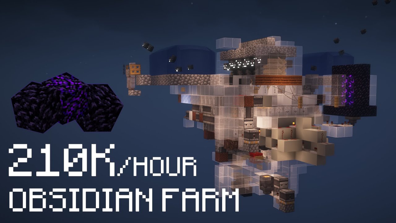 210K/h Obsidian Portal Farm --- White Mc - YouTube