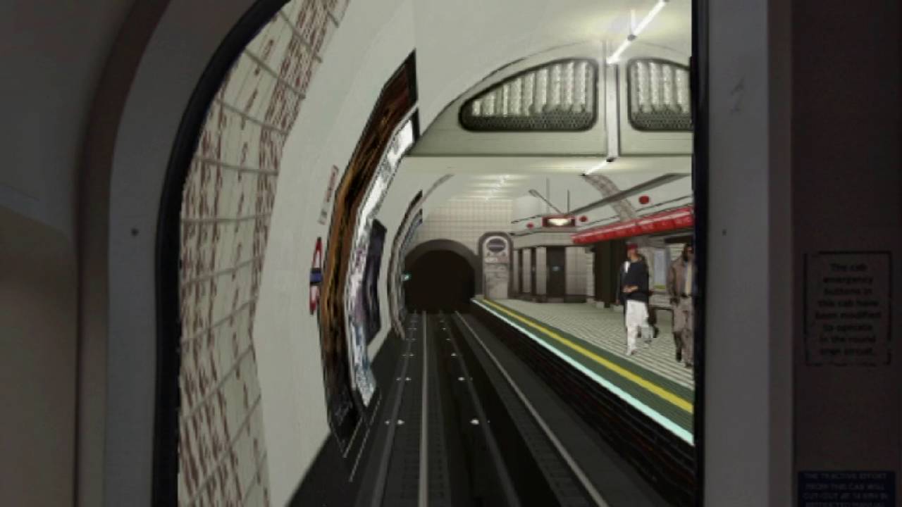 OpenBVE - London Underground Central Line - Fast Motion - YouTube