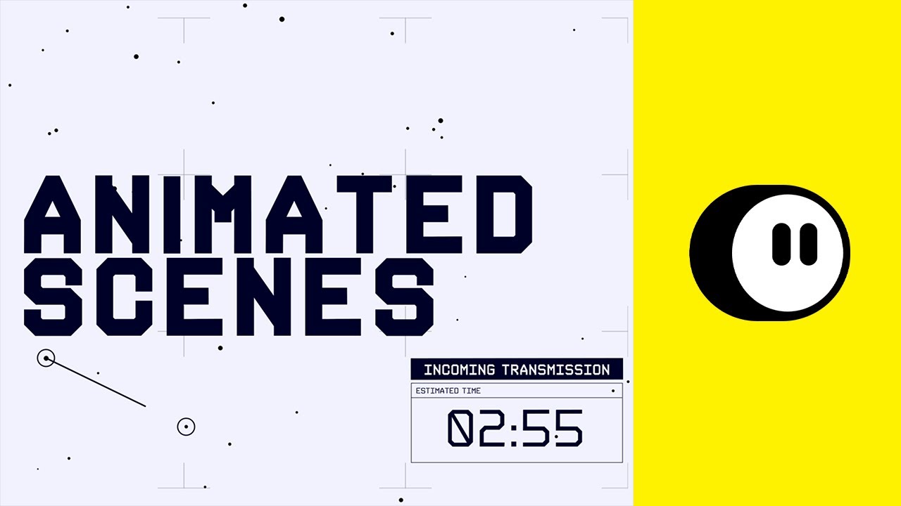 Sci-Fi Animated Scenes and Countdowns, Be Right Back, Starting Soon ...