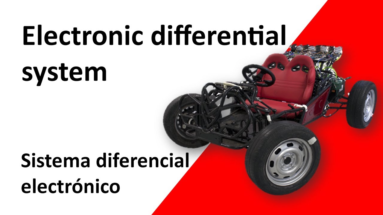 Electronic differential system Sistema diferencial electrónico vehículo ...