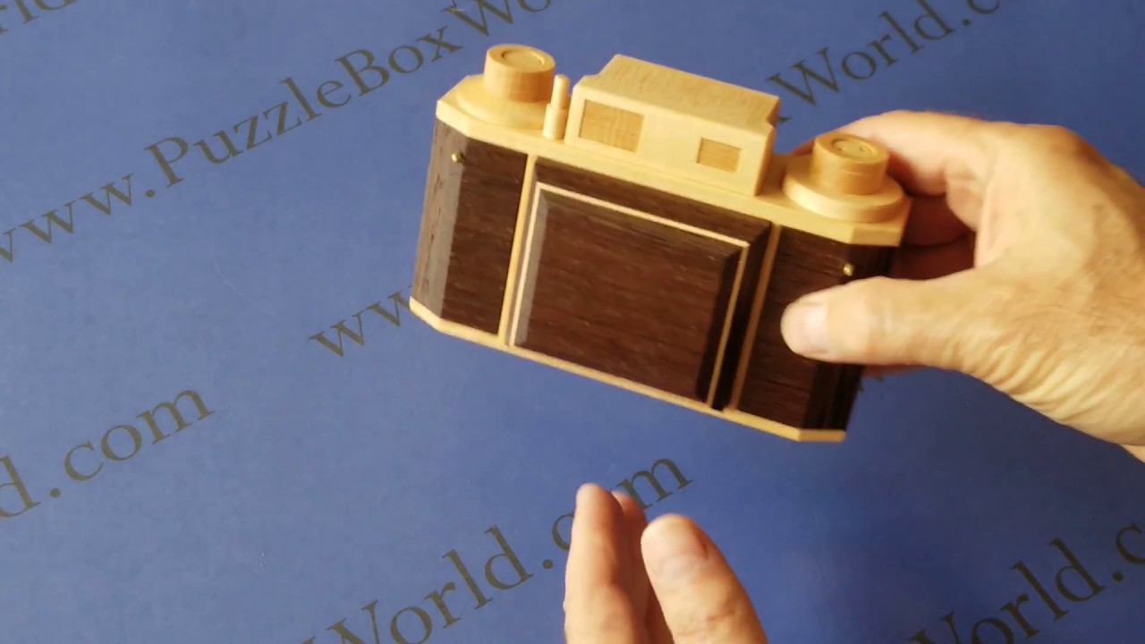 Spring Camera Puzzle Box by Hideaki Kawashima - YouTube