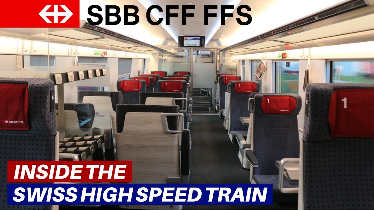 Inside the Swiss High Speed Train (SBB RABe 501 Giruno) | Milan to Como ...