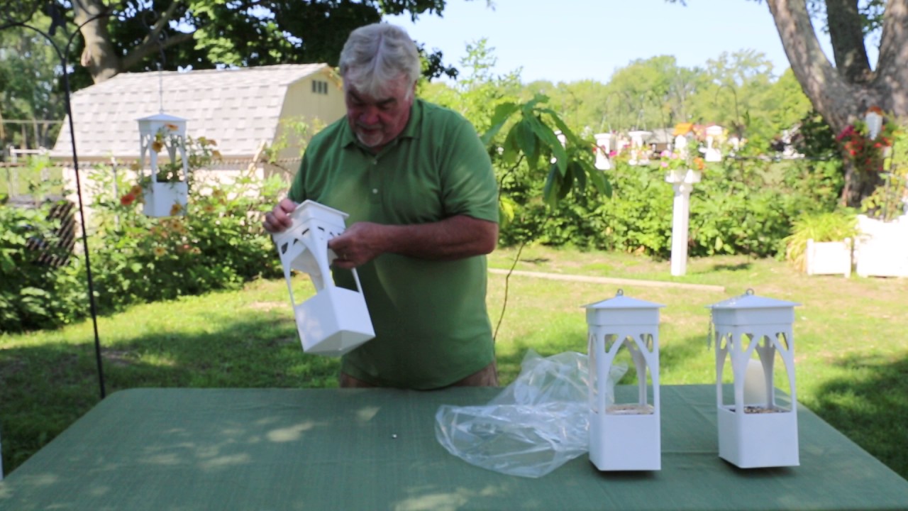 Convertible PVC Bird Feeder / Planter Demonstration [Quick Look] - YouTube
