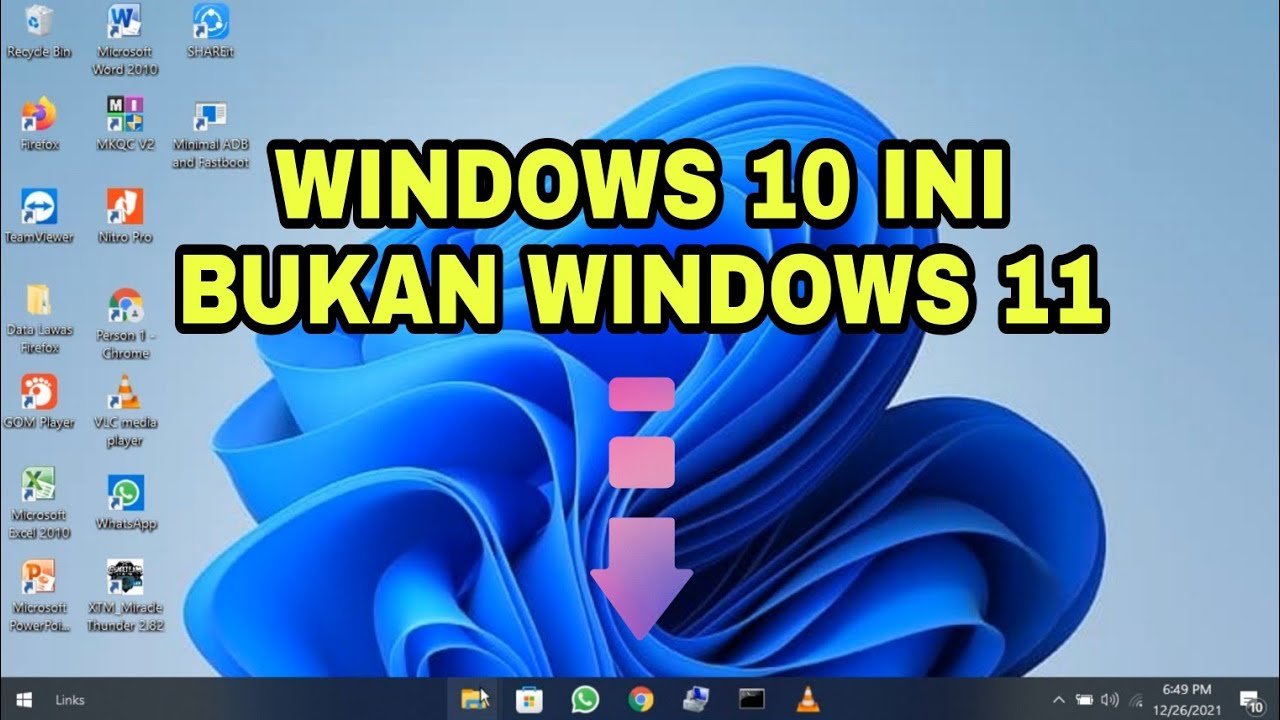 Tampilan taskbar windows 10 seperti windows 11 - YouTube