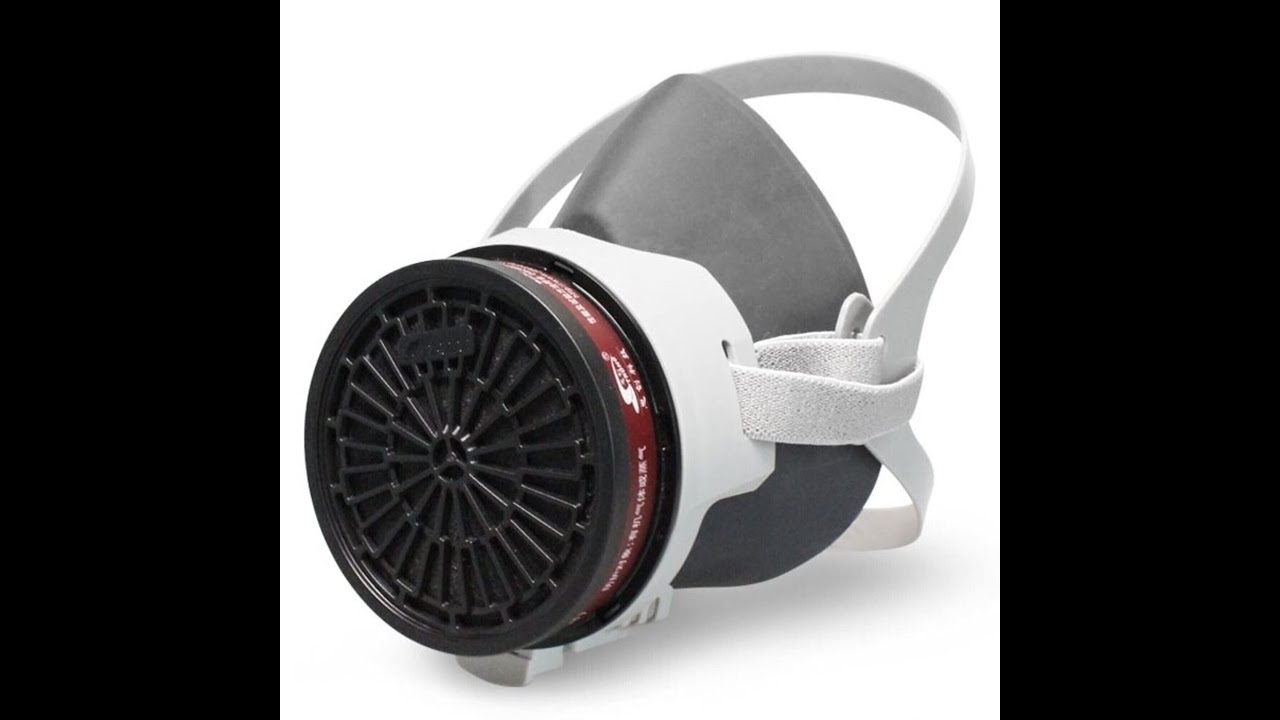 CNSTRONG Half Face Anti Gas Mask Respirator --- FDX - YouTube