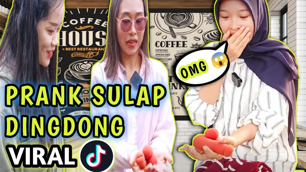 PRANK SULAP DINGDONG BIKIN BAPER CEWE CEWE CANTIK ||| AUTO NGAKAK LIAT ...