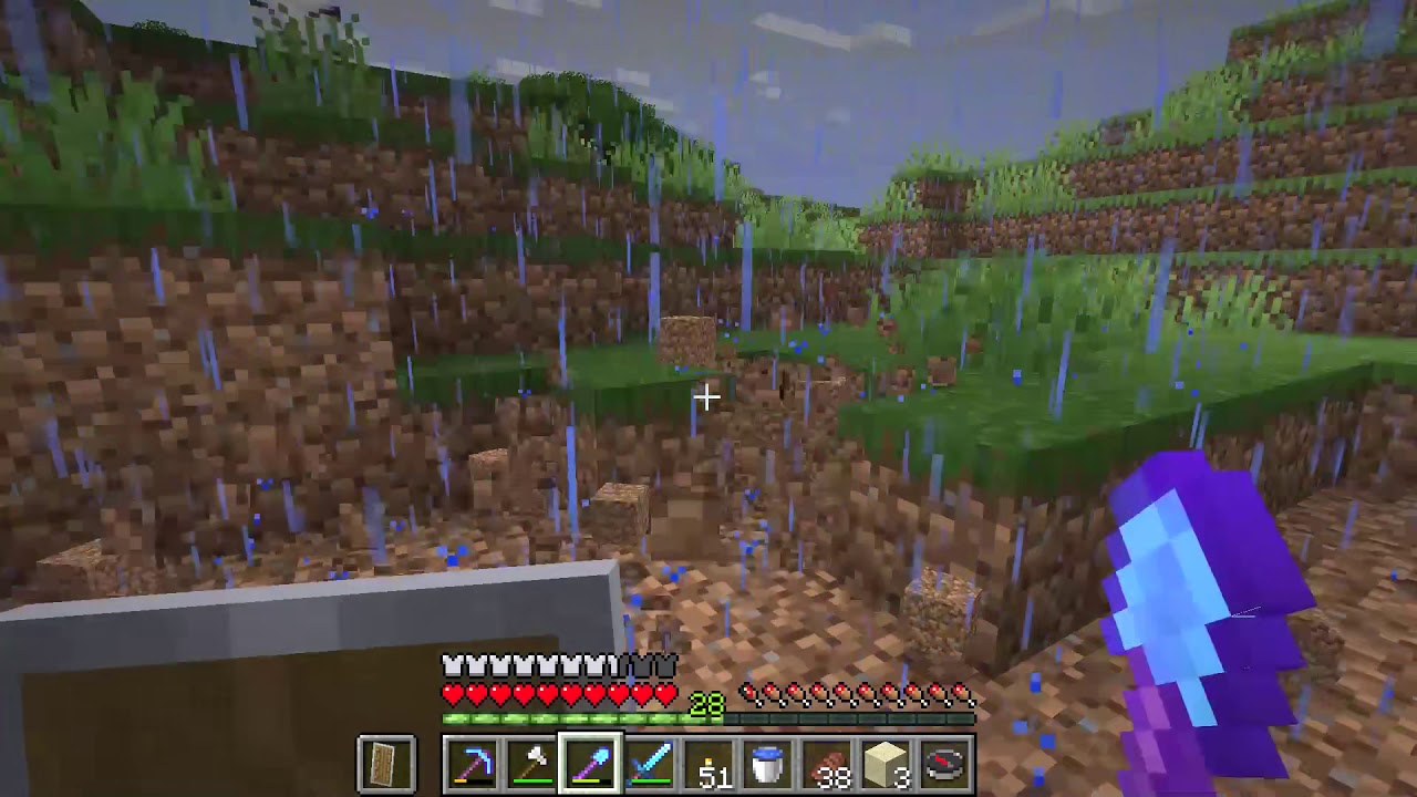 How to remove Dirt blocks super fast - Minecraft - YouTube