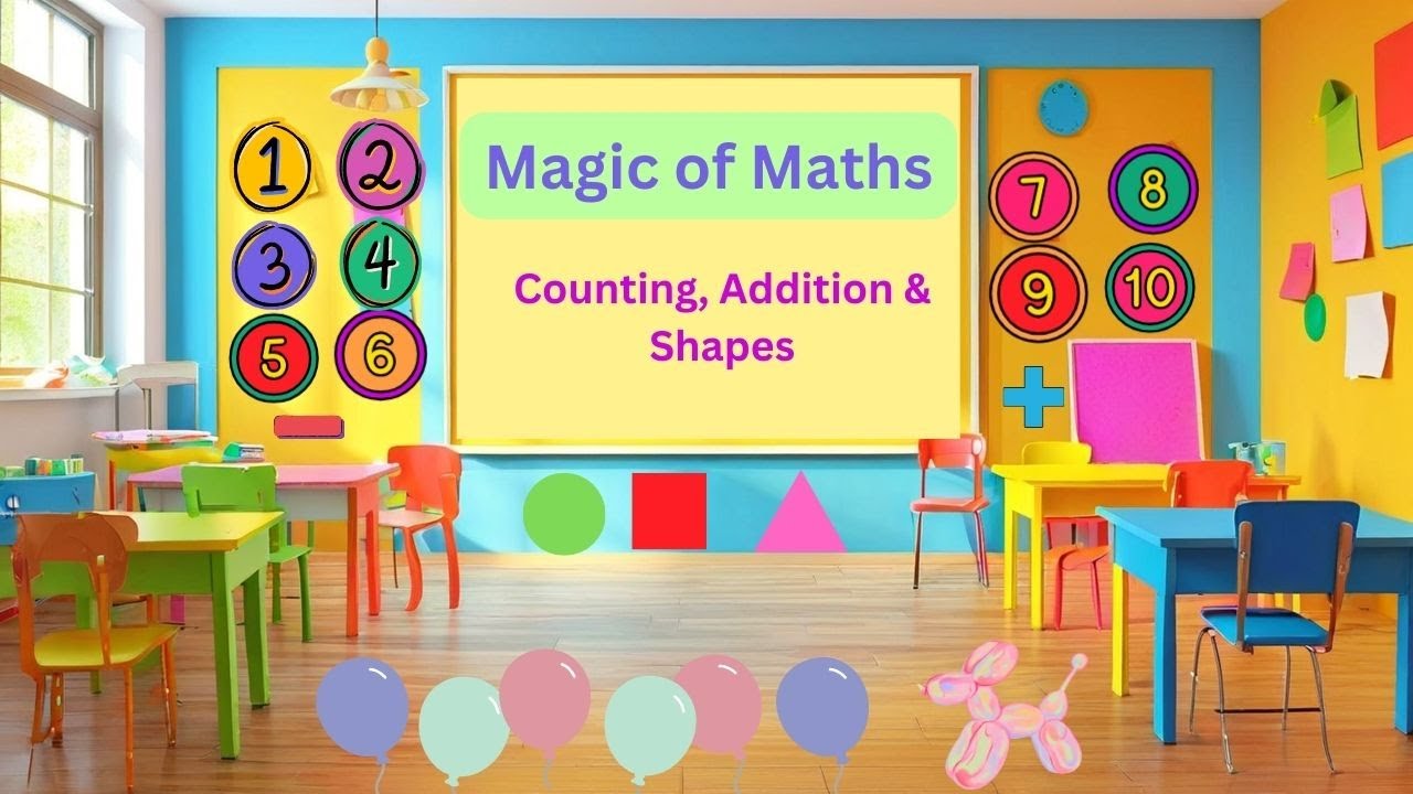 The Magic of Maths: Fun with Counting, Addition, and Shapes! - YouTube