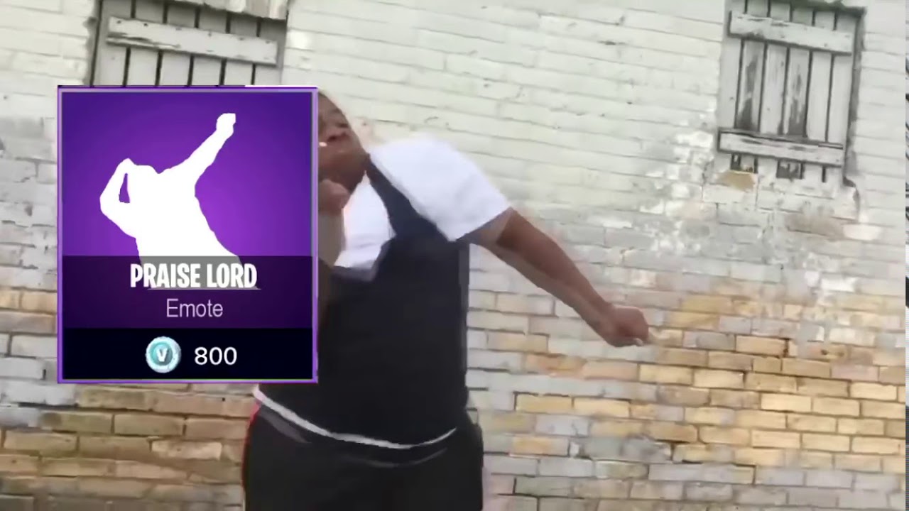FORTNITE IS ADDING THE PRAISE THE LORD DANCE TO BATTLEROYALE [FORTNITE ...