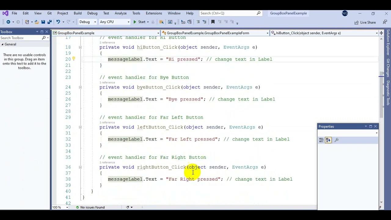 GroupBoxes and Panels - YouTube