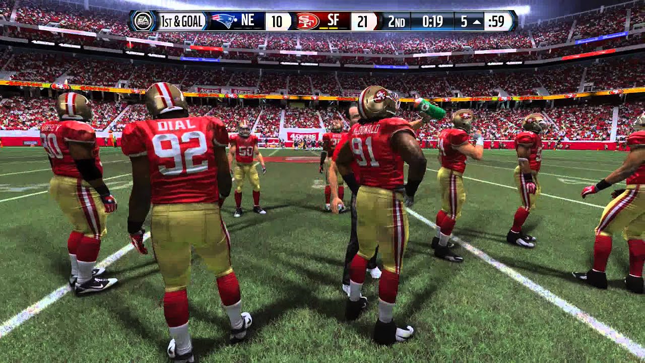 Madden NFL 15 PS4 Exhibition New England Patriots VS San Francisco ...