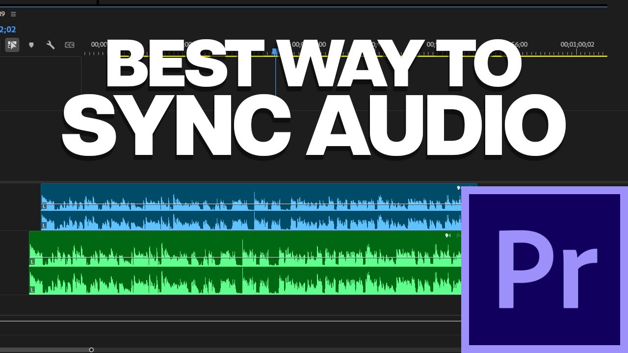 Best Way to Sync Audio in Premiere Pro Tutorial - YouTube